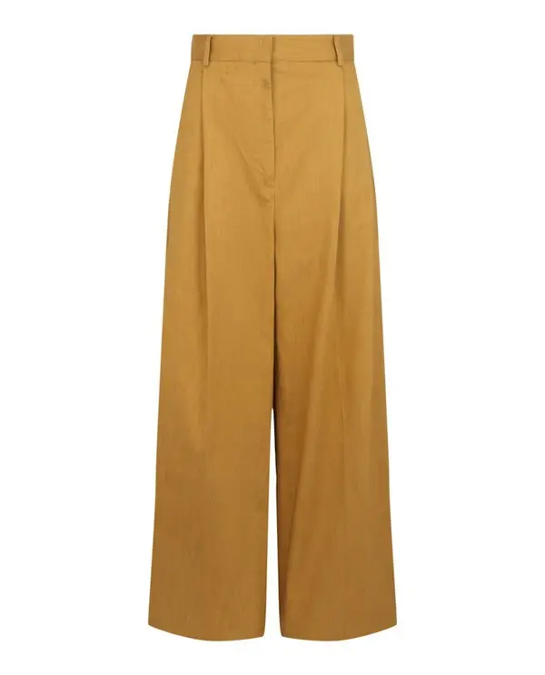 FERRAGAMO Pleated Wideleg Trousers