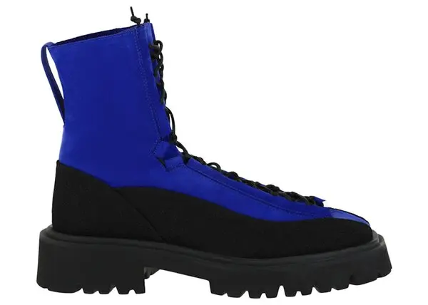 FERRAGAMO Atlante Combat Boots - Bluette