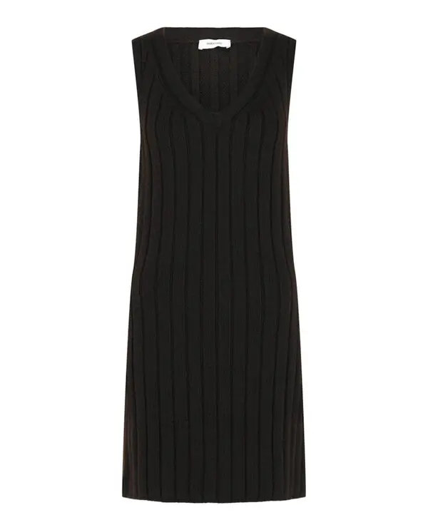 FERRAGAMO Ribbed Knit Dress