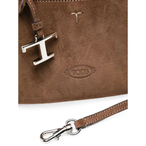 TOD'S Mini T Timeless Bag - Brown