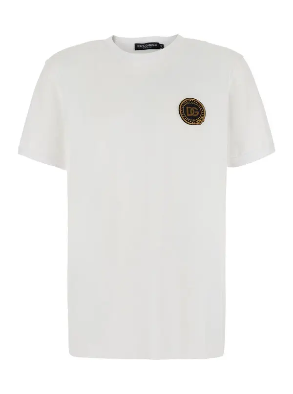 Dolce & Gabbana Jersey Classic Fit Marina - White