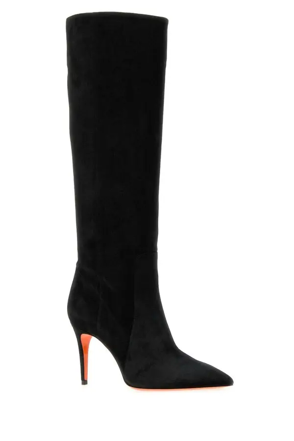 Santoni Suede Knee High Boots