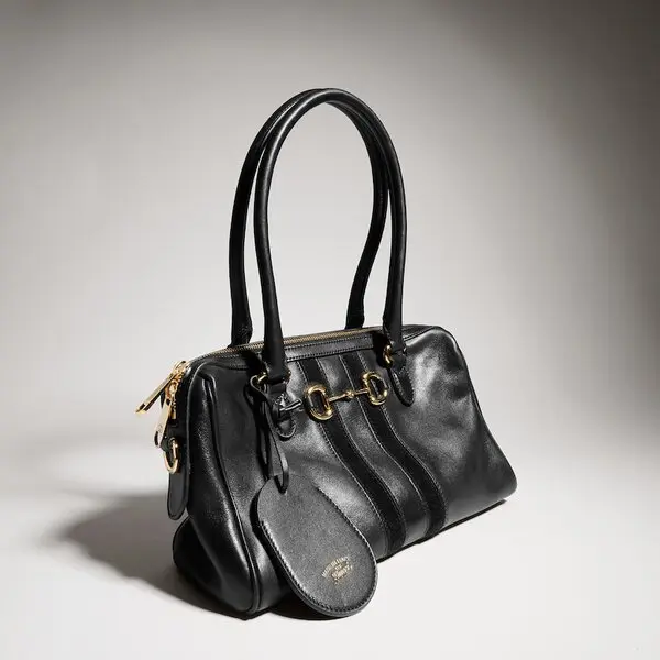 Gucci Borsetto Medium Boston Bag Leather