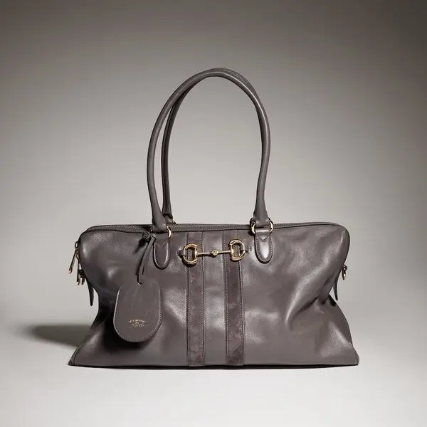 Gucci Borsetto Large Boston Bag Leather
