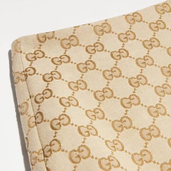 Gucci Gg Cotton Canvas Midi Skirt