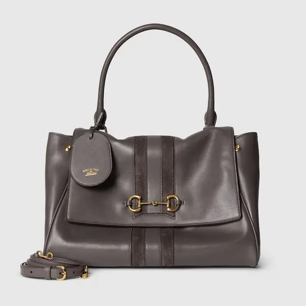 Gucci Paparazzo Medium Top Handle Bag - Grey