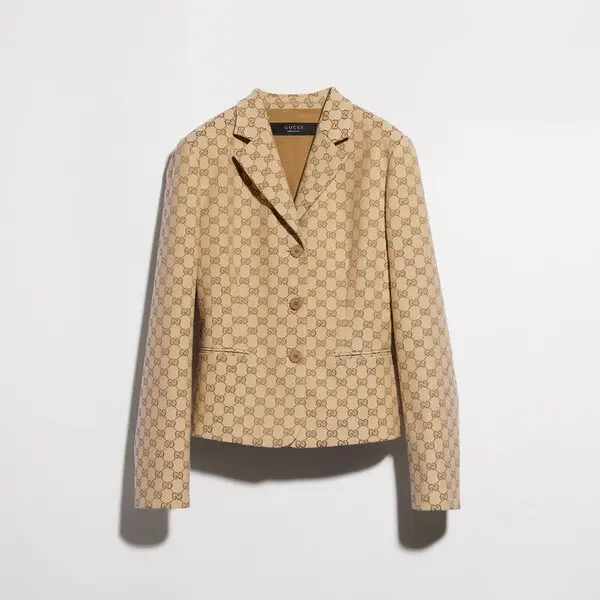 Gucci Gg Cotton Canvas Jacket