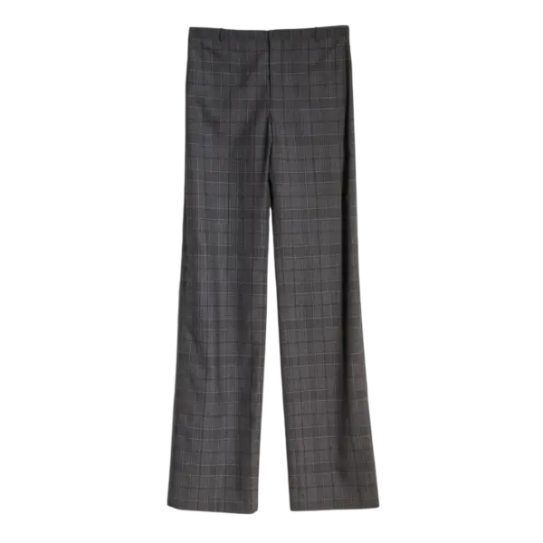 Gucci Checked Fine Wool Pants - Black