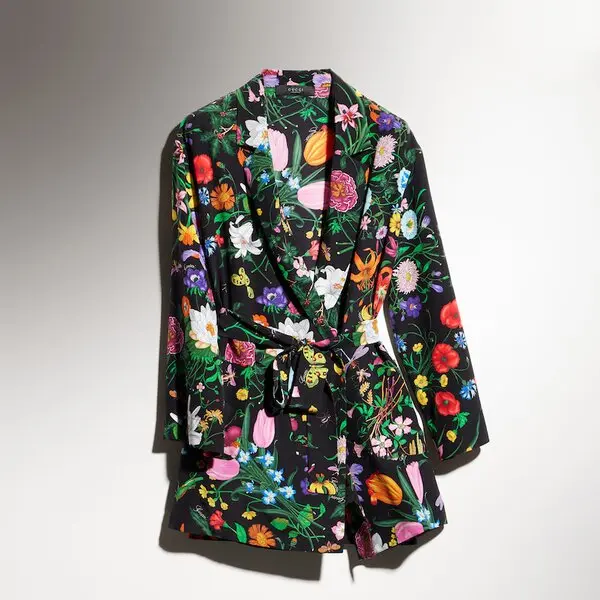 Gucci Printed Silk Shirt