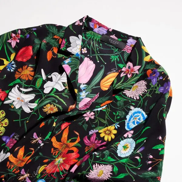 Gucci Printed Silk Shirt