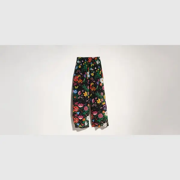 Gucci Printed Silk Leisure Pants