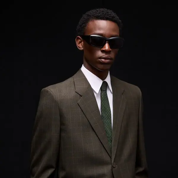 Gucci Interlocking G Silk Jacquard Tie - Green