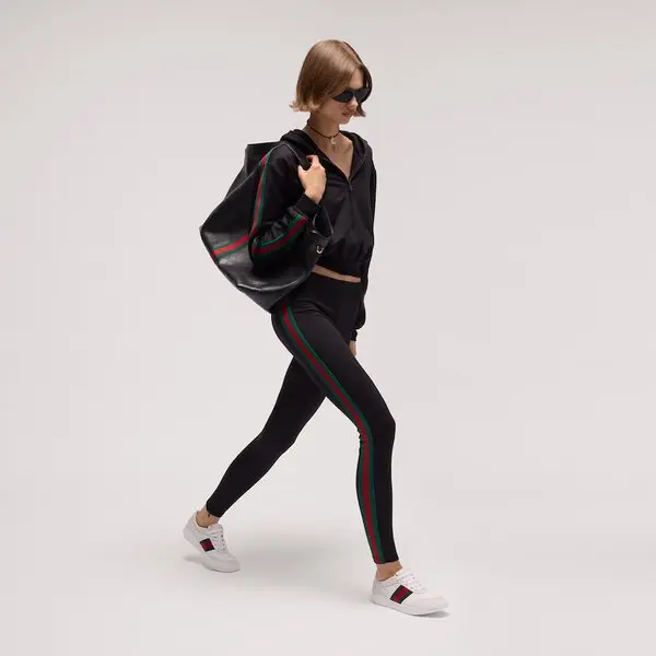 Gucci Screener Nylon Sneakers - White