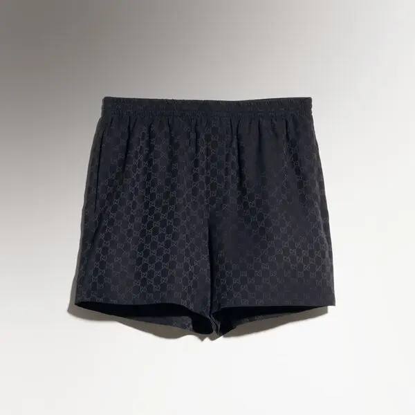 Gucci Gg Silk Jacquard Shorts