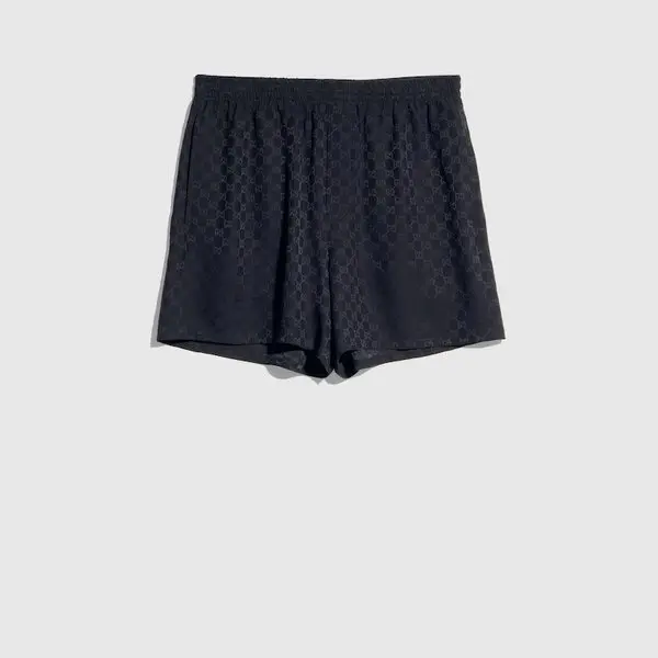 Gucci Gg Silk Jacquard Shorts