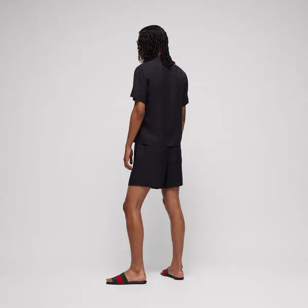 Gucci Gg Silk Jacquard Shorts