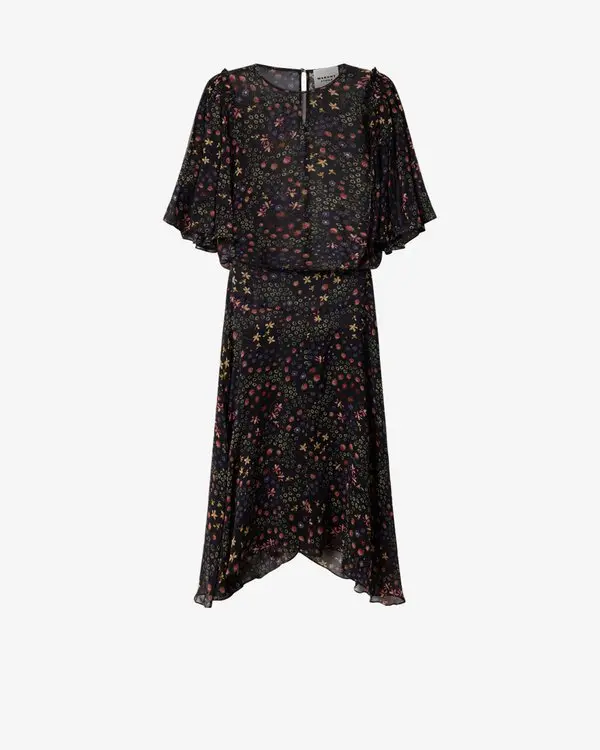 MARANT ETOILE Firda Dress - Black/ecru
