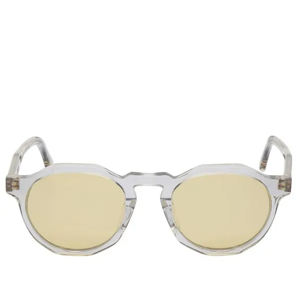 OSCAR DEEN Pinto Round Frame Sunglasses - Crystal/dijon