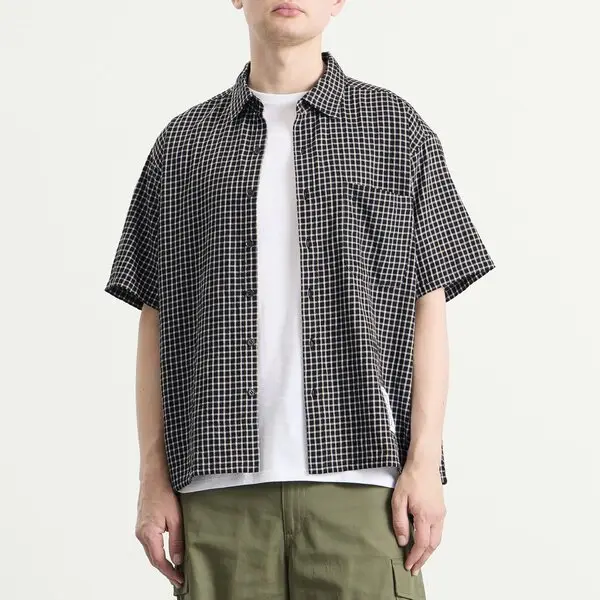 NEIGHBORHOOD Bw Check Short Sleeve Shirt