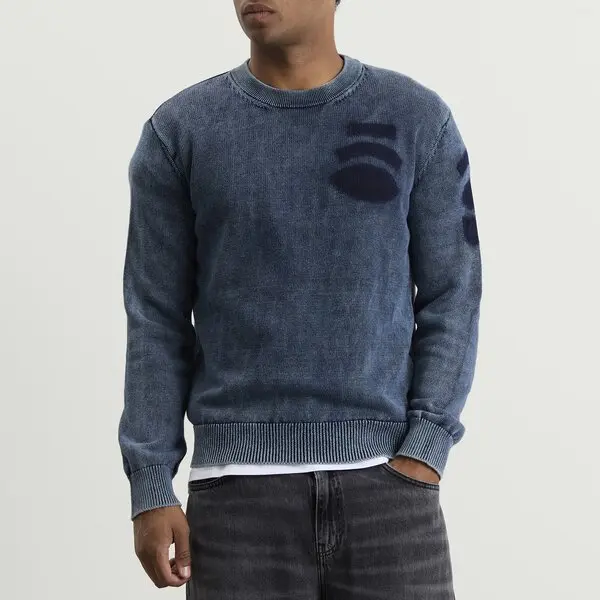 DIESEL® 7g Patches Knit Jumper