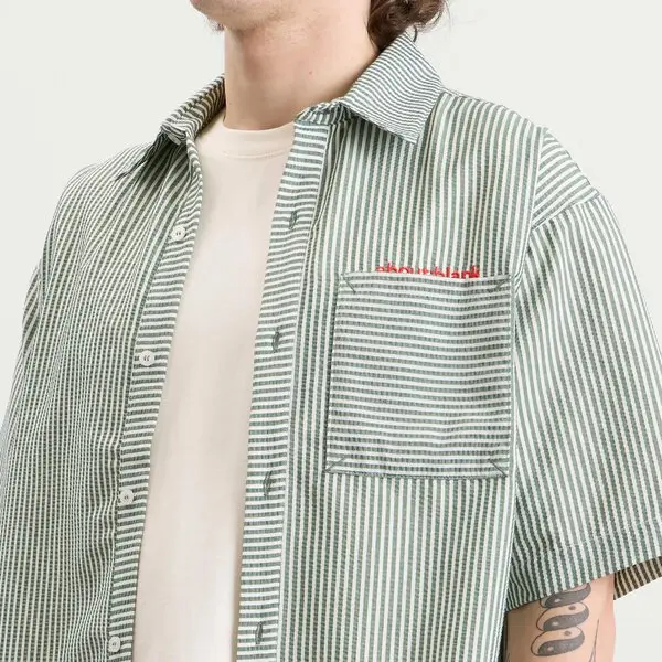 ABOUT:BLANK Seersucker Short Sleeve Shirt