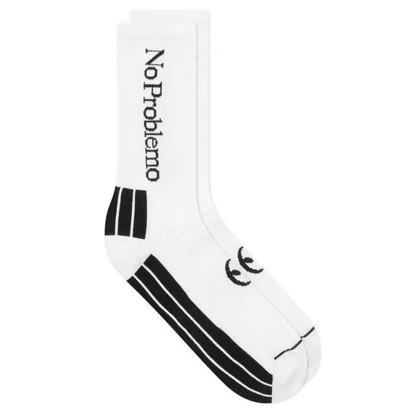 NO PROBLEMO Sock - White