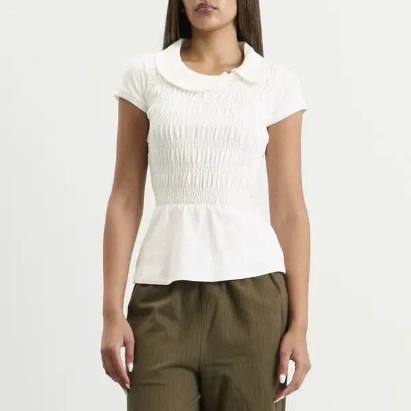 PEACHY DEN Ferdinand Polo Top