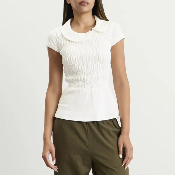 PEACHY DEN Ferdinand Polo Top