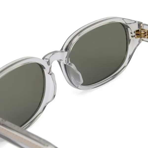 OSCAR DEEN Pellerin Oval Sunglasses - Crystal/moss