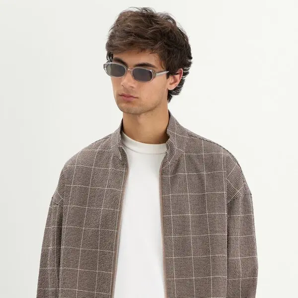 OSCAR DEEN Pellerin Oval Sunglasses - Crystal/moss