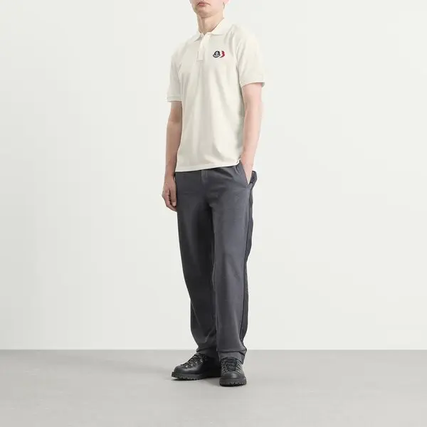 Moncler Cotton Pique Logo Polo