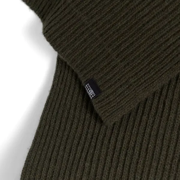 MAISON MARGIELA Rib Knit Scarf
