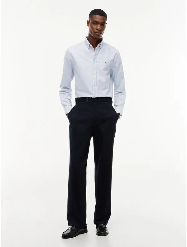 Tommy Hilfiger Relaxed Fit Stretch Cotton Twill Trousers