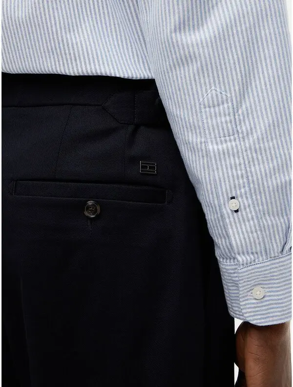 Tommy Hilfiger Relaxed Fit Stretch Cotton Twill Trousers