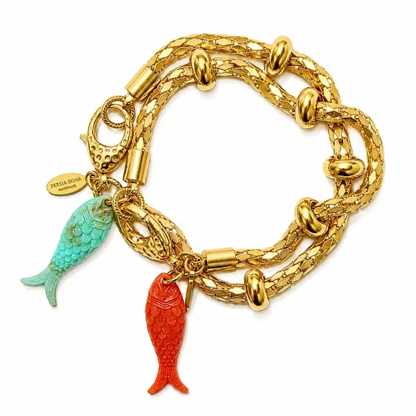Persia Donà Jewelry Fishy Bracelet - Orange
