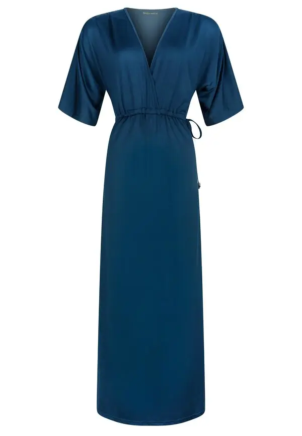 CHIC BY LIRETTE Kimono Dress Lotus Natural Teal - Blue
