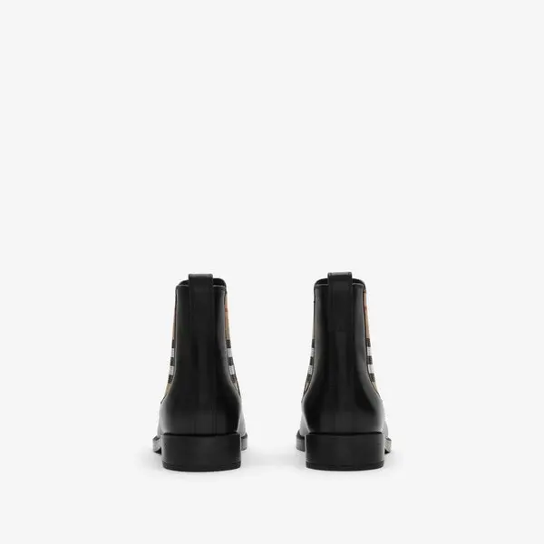 Burberry Leather Hampstead Boots