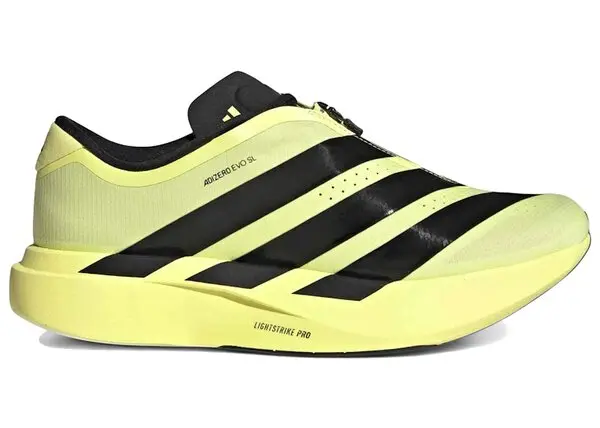 Adidas Adizero Evo Sl Zip Black - Frozen Lemon/core Black/iron Metallic