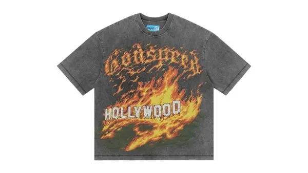 GODSPEED Hollywood Inferno Ii Ng T-shirt - Washed Grey