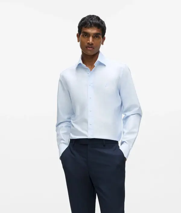 Karl Lagerfeld Tonal Kameo Shirt - Light Blue