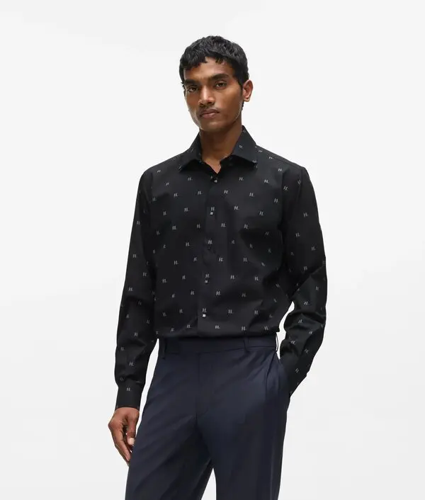 Karl Lagerfeld All-over Monogram Shirt