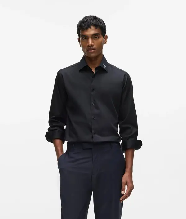 Karl Lagerfeld Monogram Shirt - Black/white