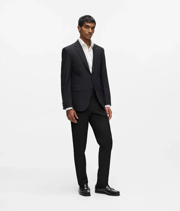 Karl Lagerfeld Monogram Pin Blazer