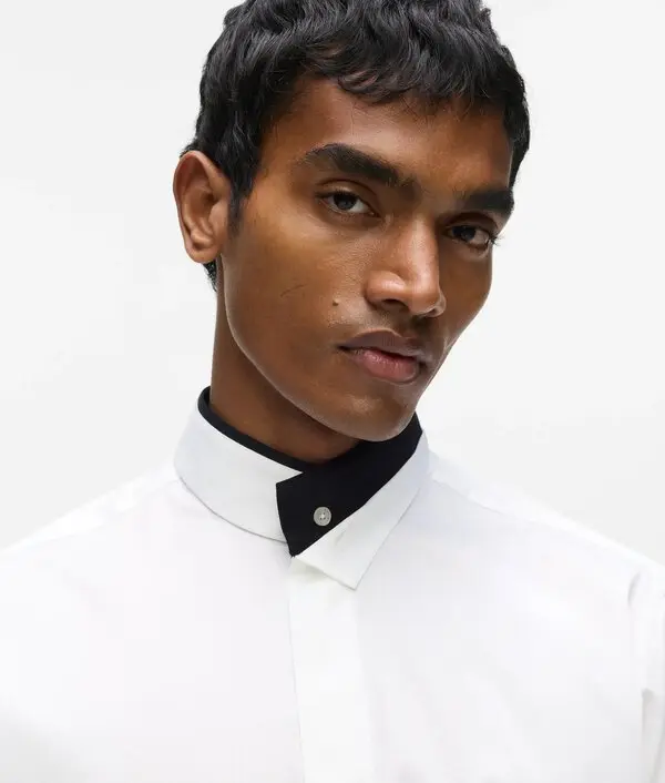 Karl Lagerfeld Contrast Detail Shirt
