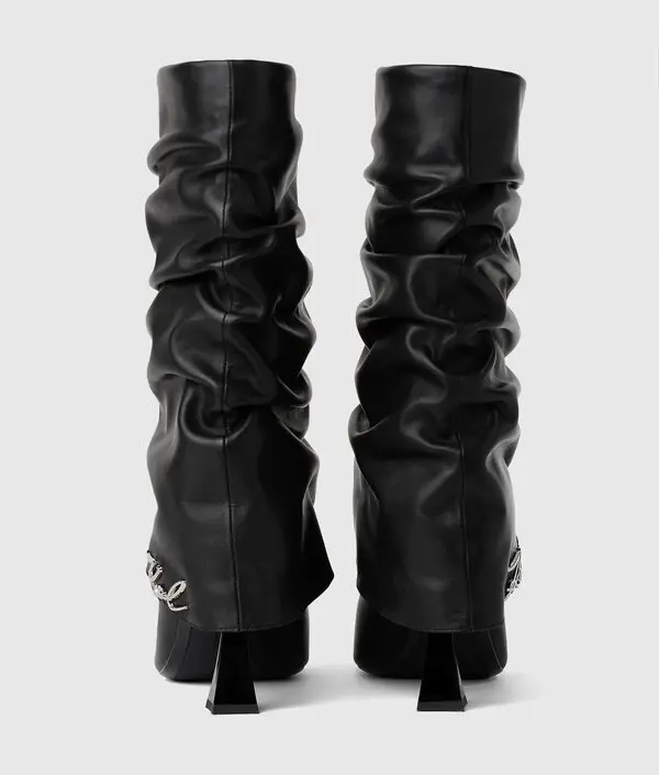 Karl Lagerfeld Debutante Midi Slouch Boots
