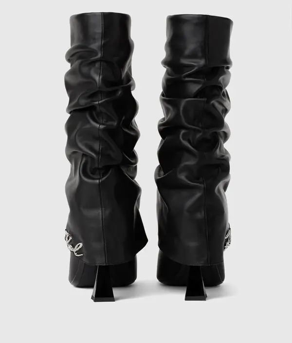 Karl Lagerfeld Debutante Midi Slouch Boots