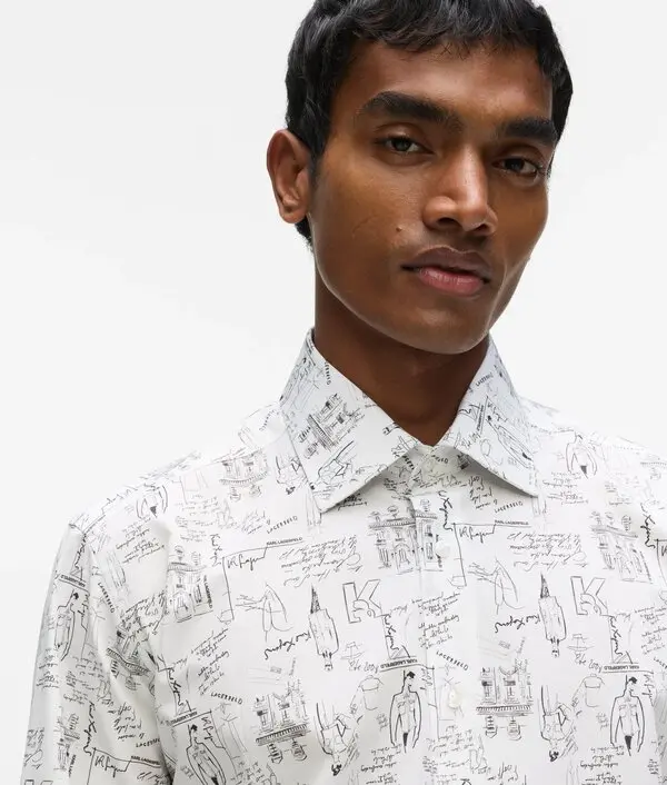 Karl Lagerfeld Karl Sketches Shirt