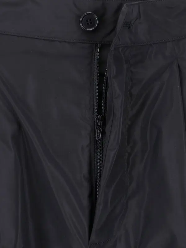 Aspesi Midi Skirt In Technical Fabric - Black