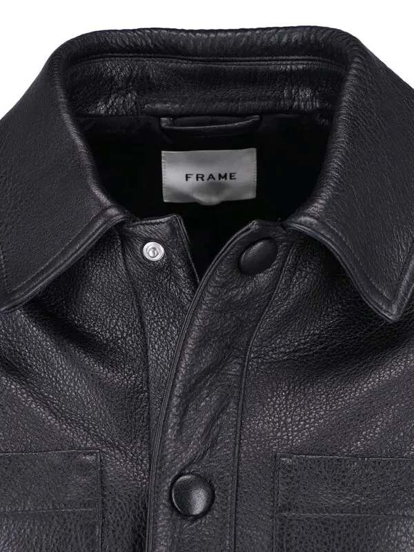 FRAME The Small" Leather Jacket