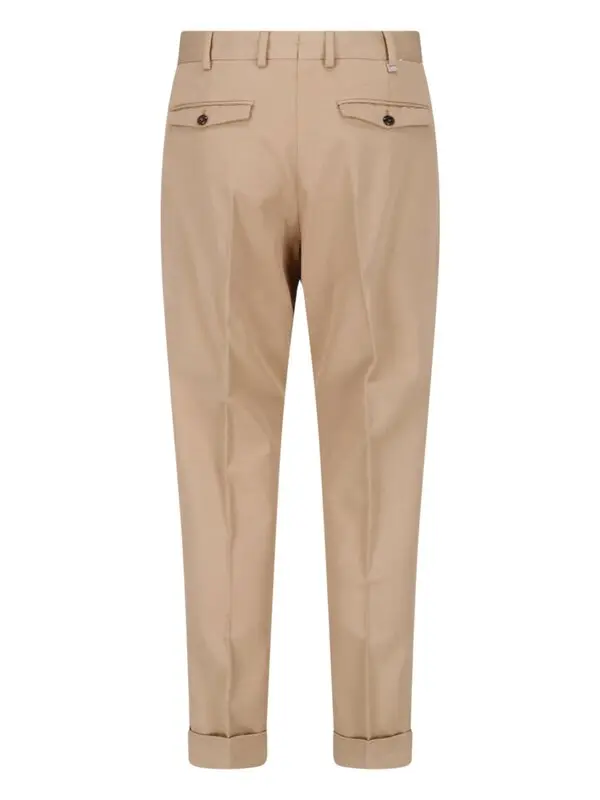 Max Mara Ermanno Scervino Straight Leg Tailored Trousers - Beige
